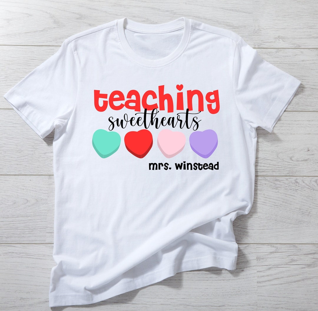 Teaching Sweethearts Personalizable SVG, PNG, Cricut Cut File - Etsy