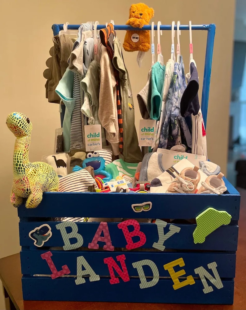 Baby Shower Gift Crate - Etsy