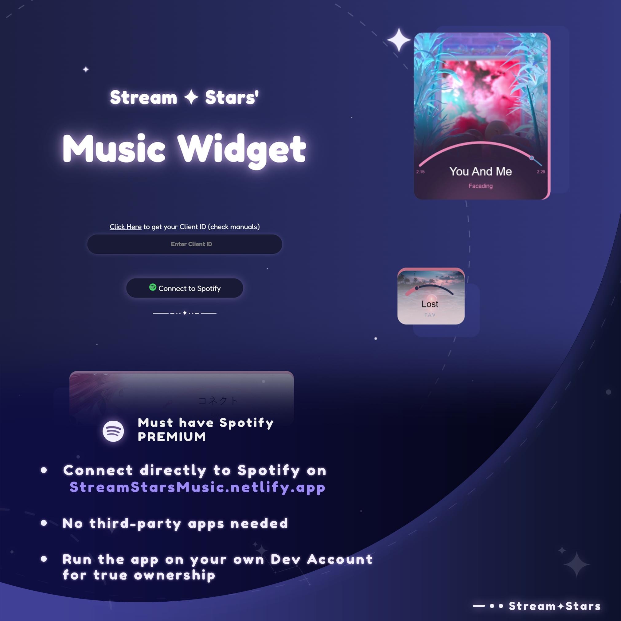 Spotify Music Widget: Dynamic Stream Overlay for Streamelements ...