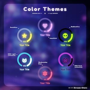 Twitch|youtube Circular Goal Bar Widget - Streamlabs and Streamelements ...