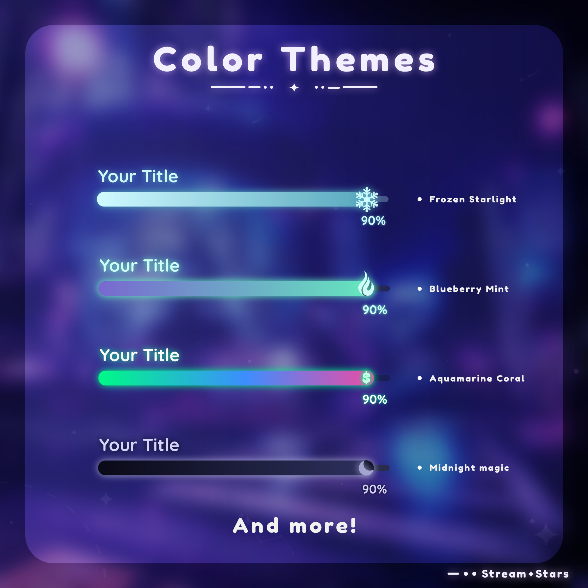 Twitchyoutube Minimalist Goal Bar Widget Streamlabs and Streamelements ...