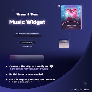 Spotify Music Widget: Dynamic Stream Overlay for Streamelements ...