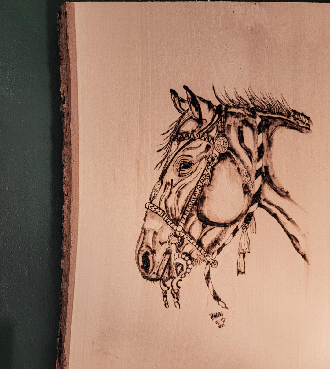 Ole Pard Pyrography Panel - Etsy