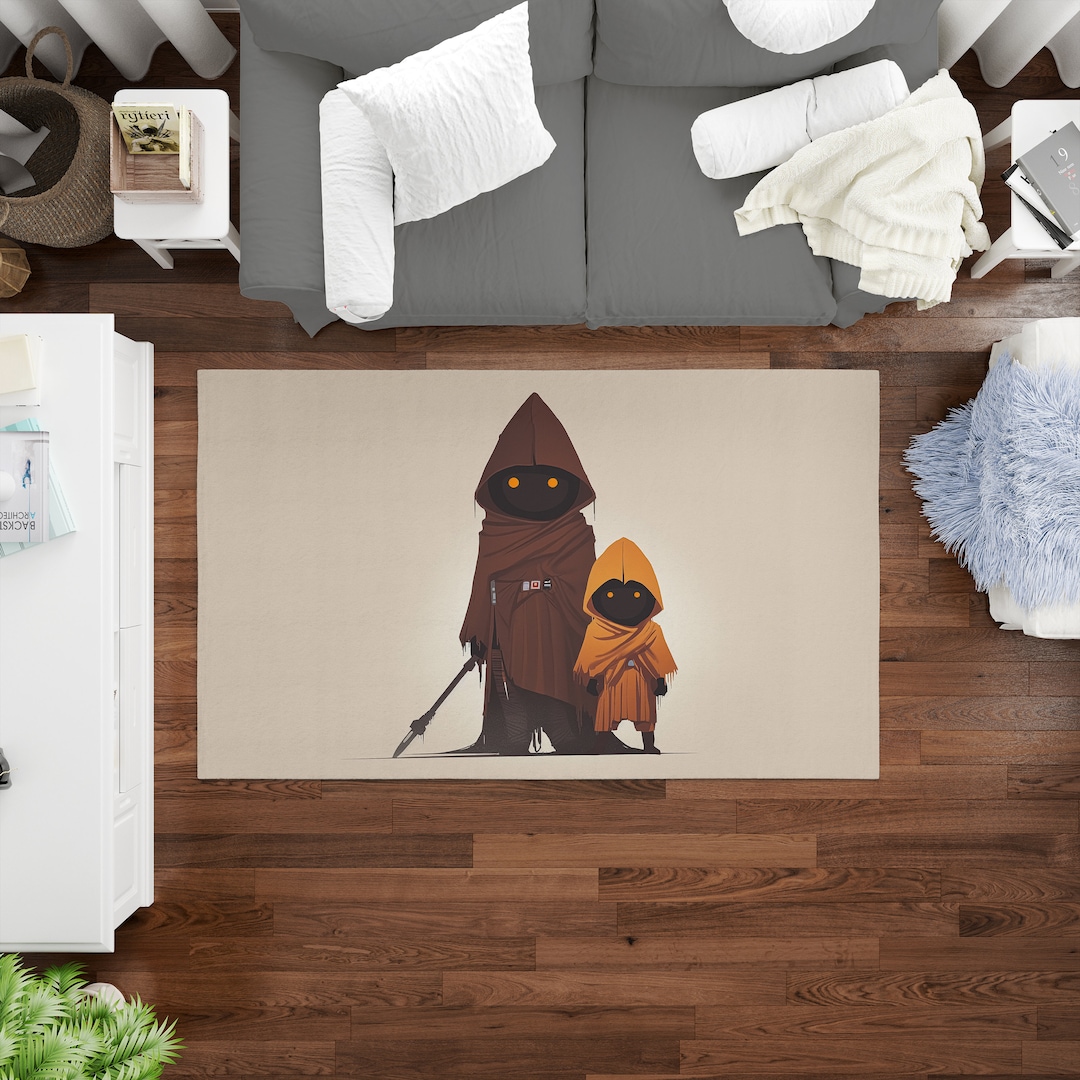 Jawa Carpet,the Mandalorian Carpet,star Wars Carpet,game Room Rugs ...