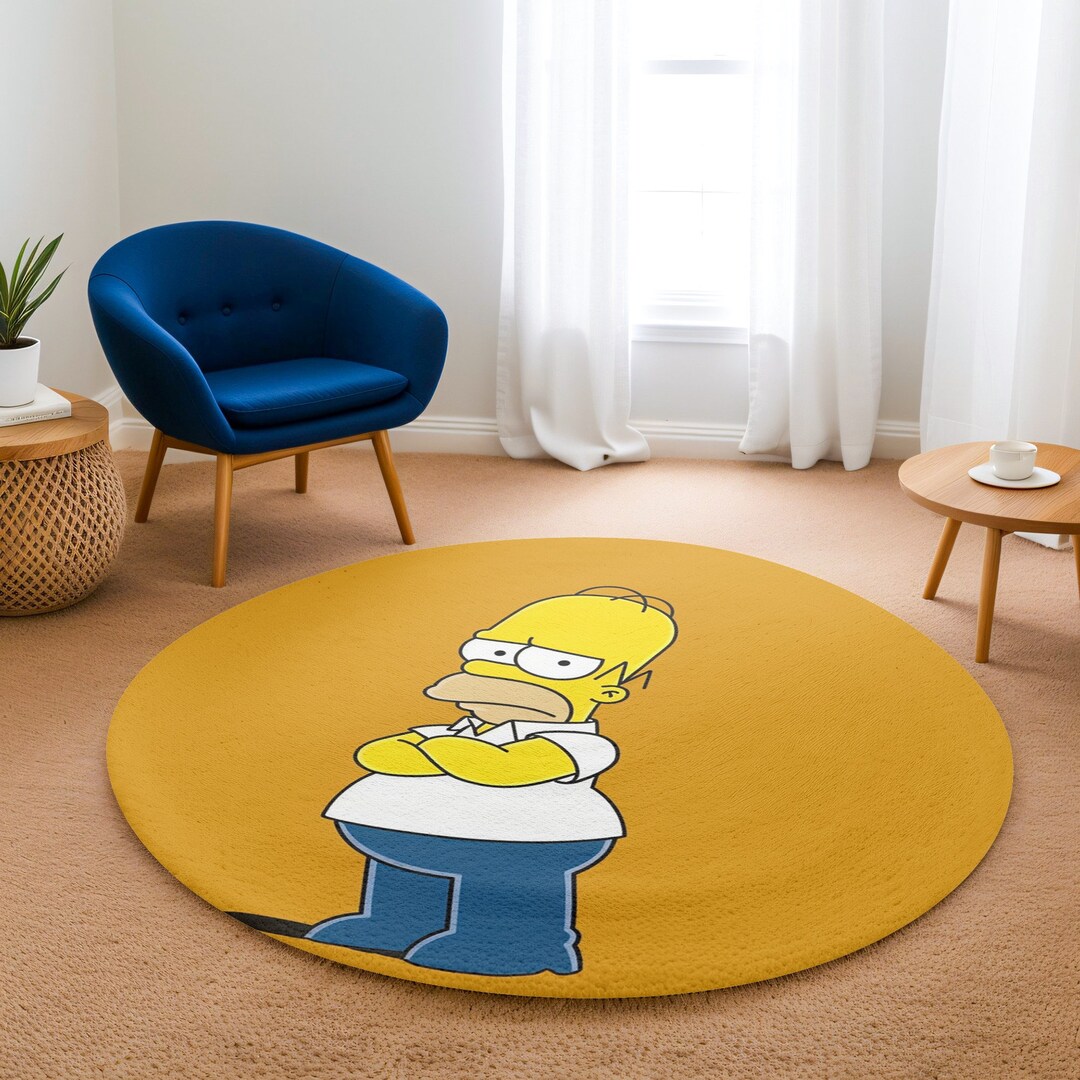 Homer Simpson Rug the Simpsons Family Rug Simpsons Rug Kids Room Rug ...