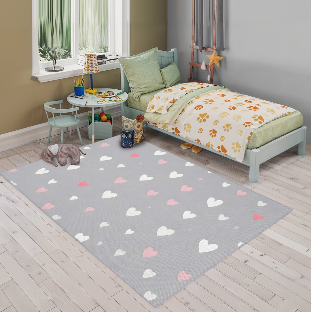 Love Heart Rugs,rug for Kids,young Room Rug,young Room Decor,cute Love ...