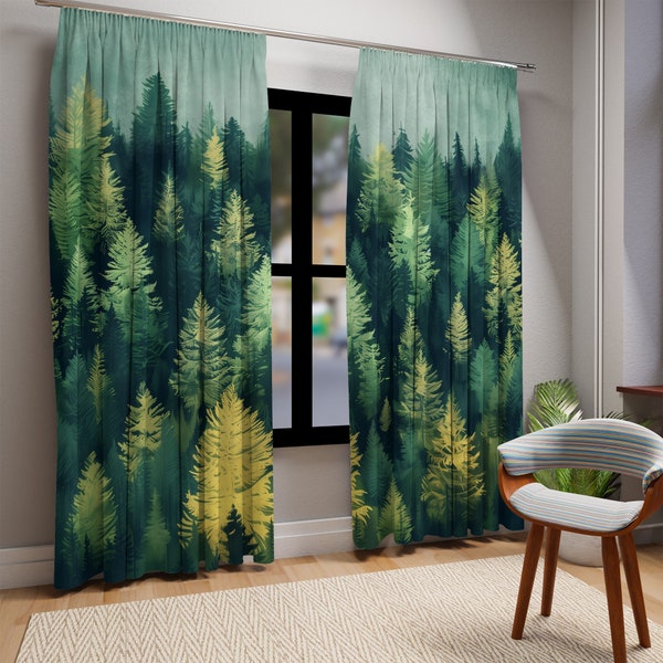 Nature Curtains - Etsy