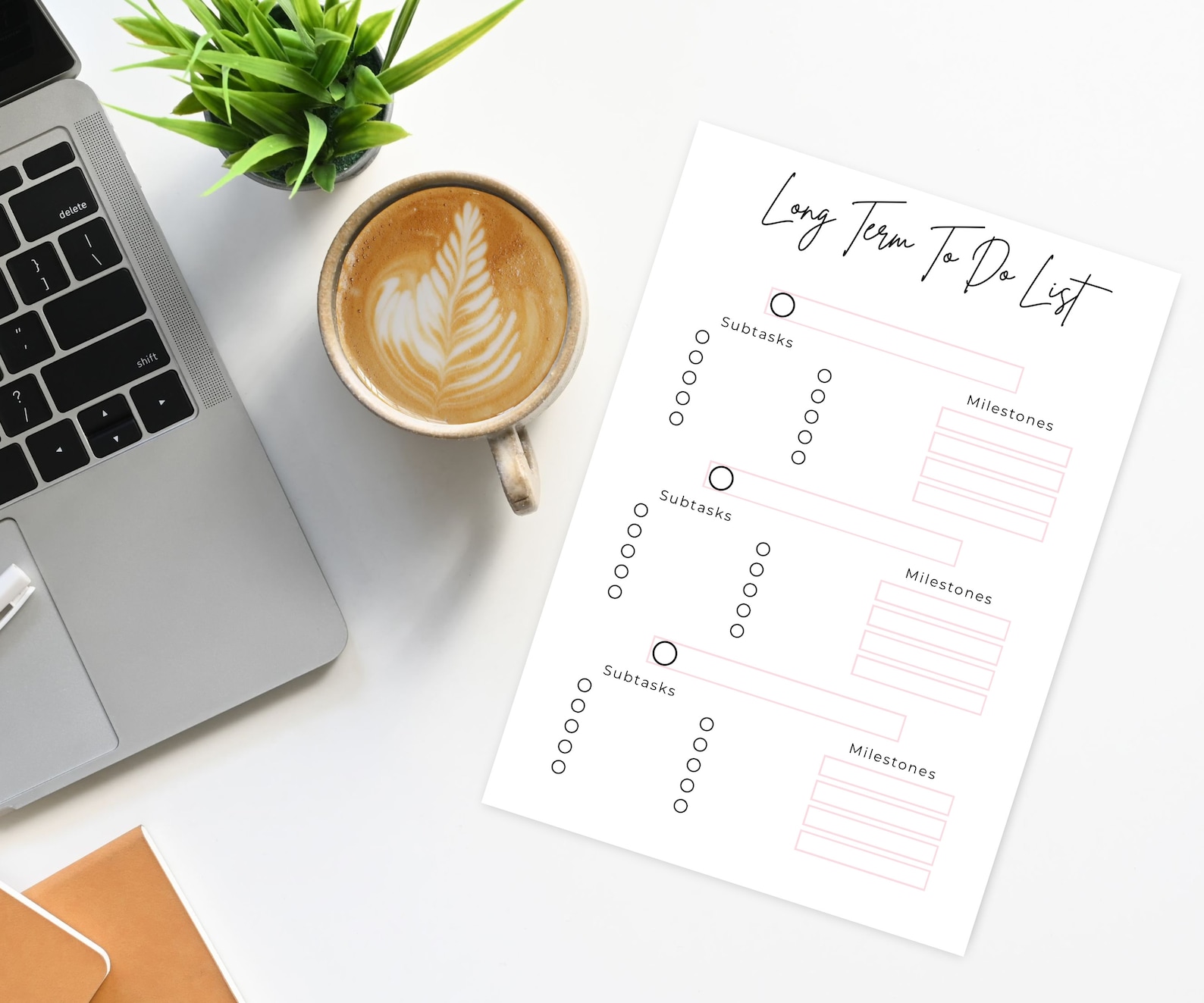 Printable to Do List, Long Term to Do List, Goal Planner, Goodnotes ...
