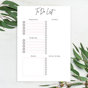 Printable to Do List, Long Term to Do List, Goal Planner, Goodnotes ...