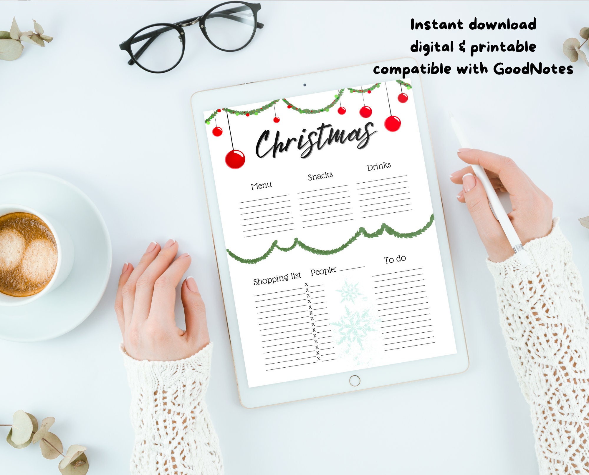 Digital Christmas Planner & Printable Christmas Planner - Etsy