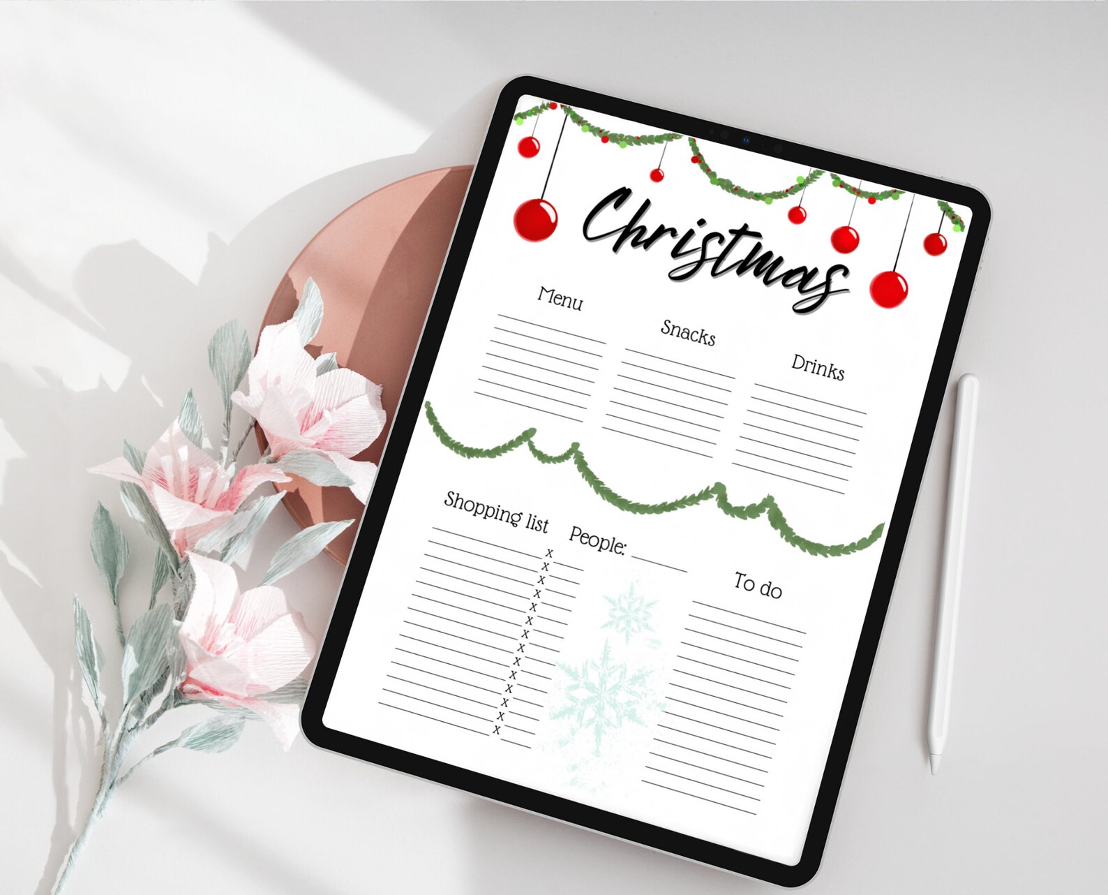Digital Christmas Planner & Printable Christmas Planner - Etsy