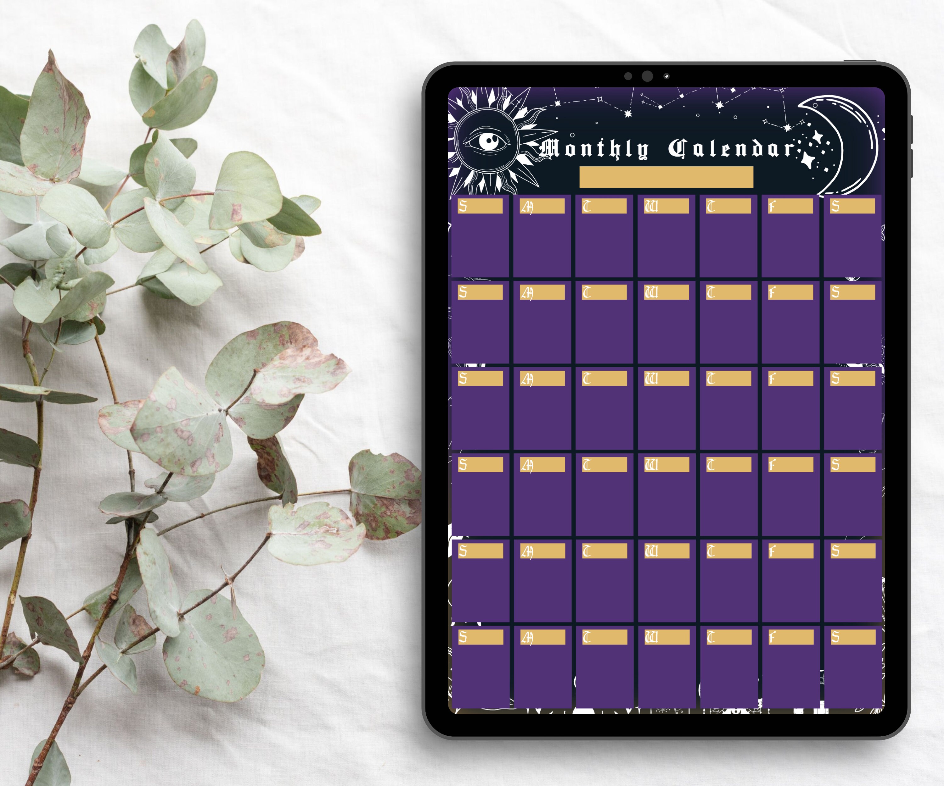 Goth Academic Planner Bundle: Witchy Printable Stationery (digital) - Etsy