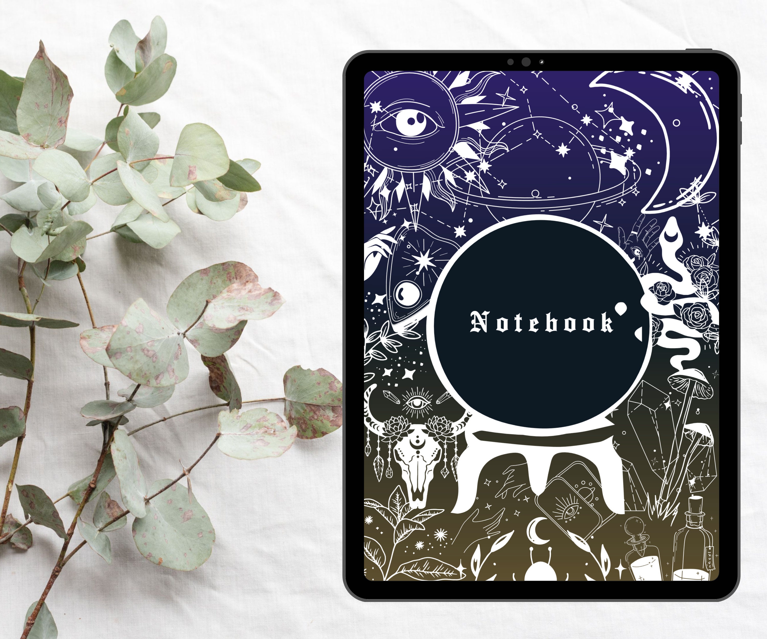 Goth Academic Planner Bundle: Witchy Printable Stationery (digital) - Etsy