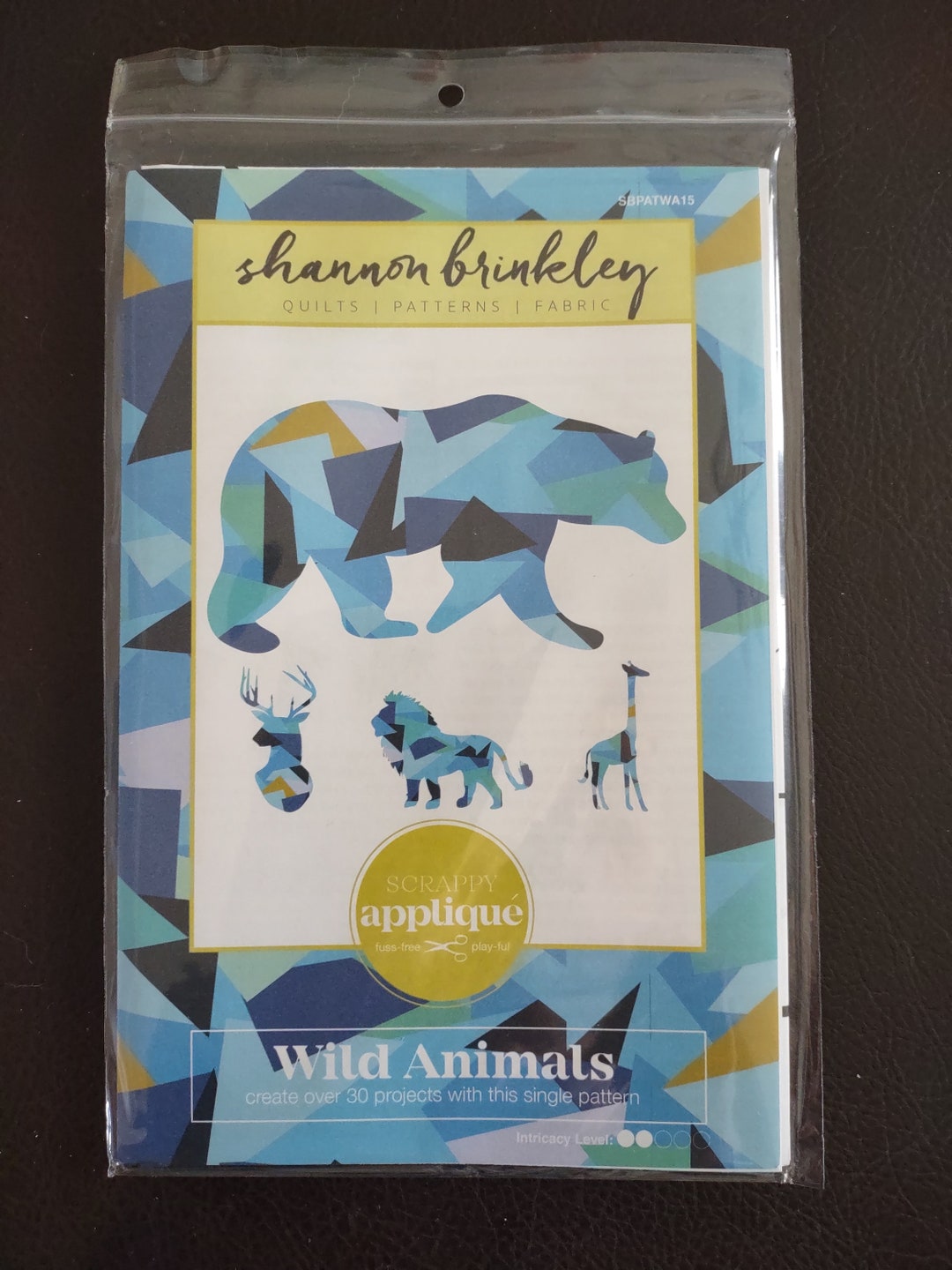 Wild Animals Scrappy Applique Pattern - Etsy