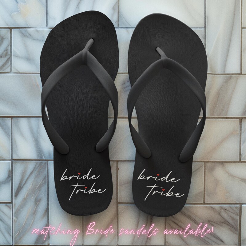 Bride Flip Flops - Etsy
