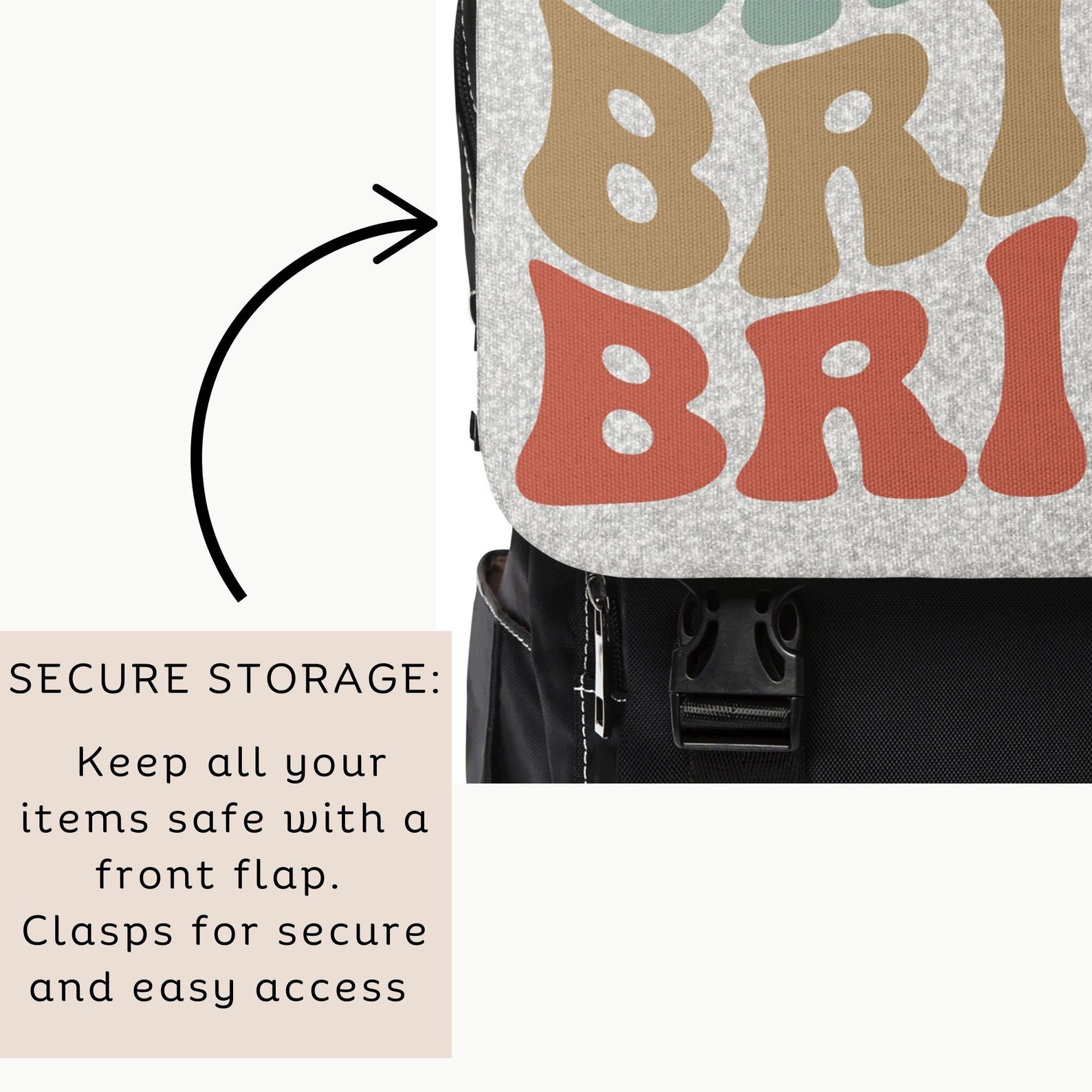 Bride Tribe Camp Bachelorette Canvas Backpack Bachelorette Retro Bride ...