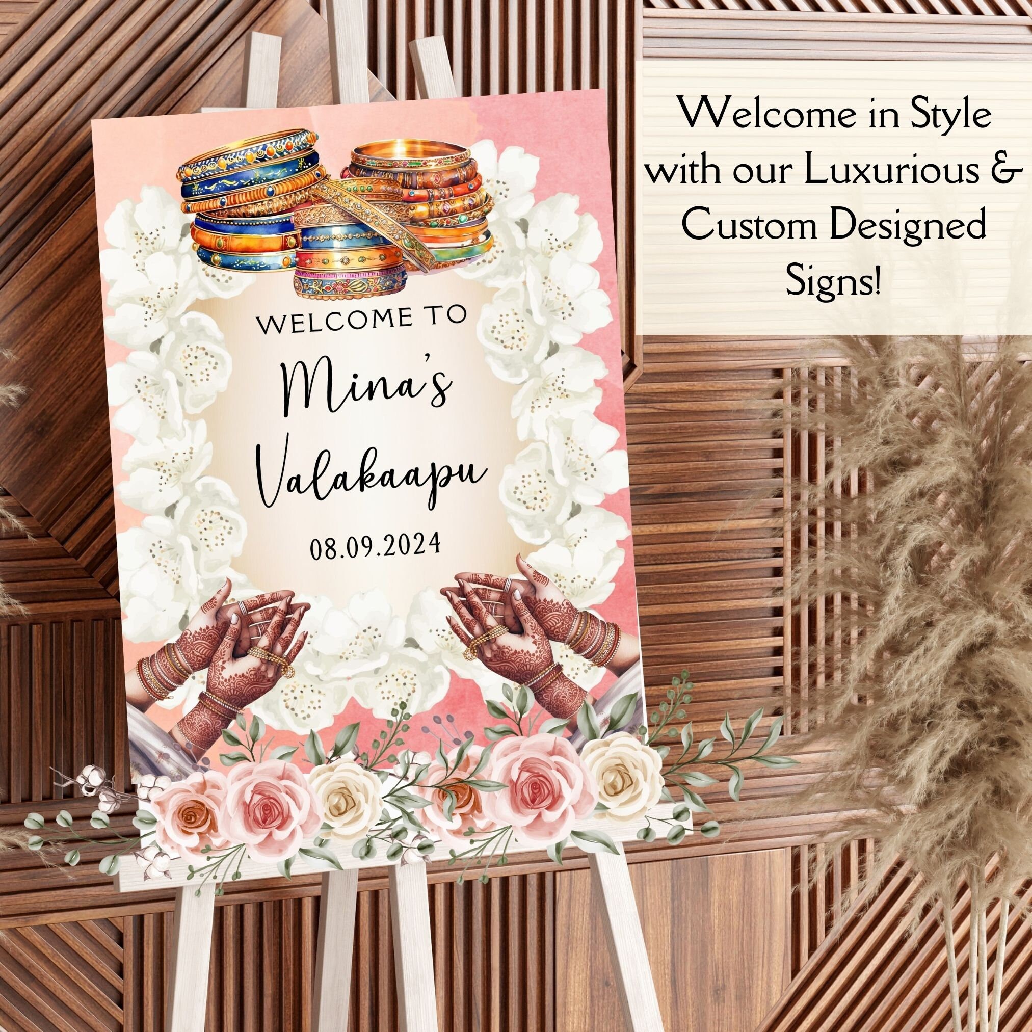 Indian Baby Shower Seemantham Valaikaapu Godh Bharai - Etsy