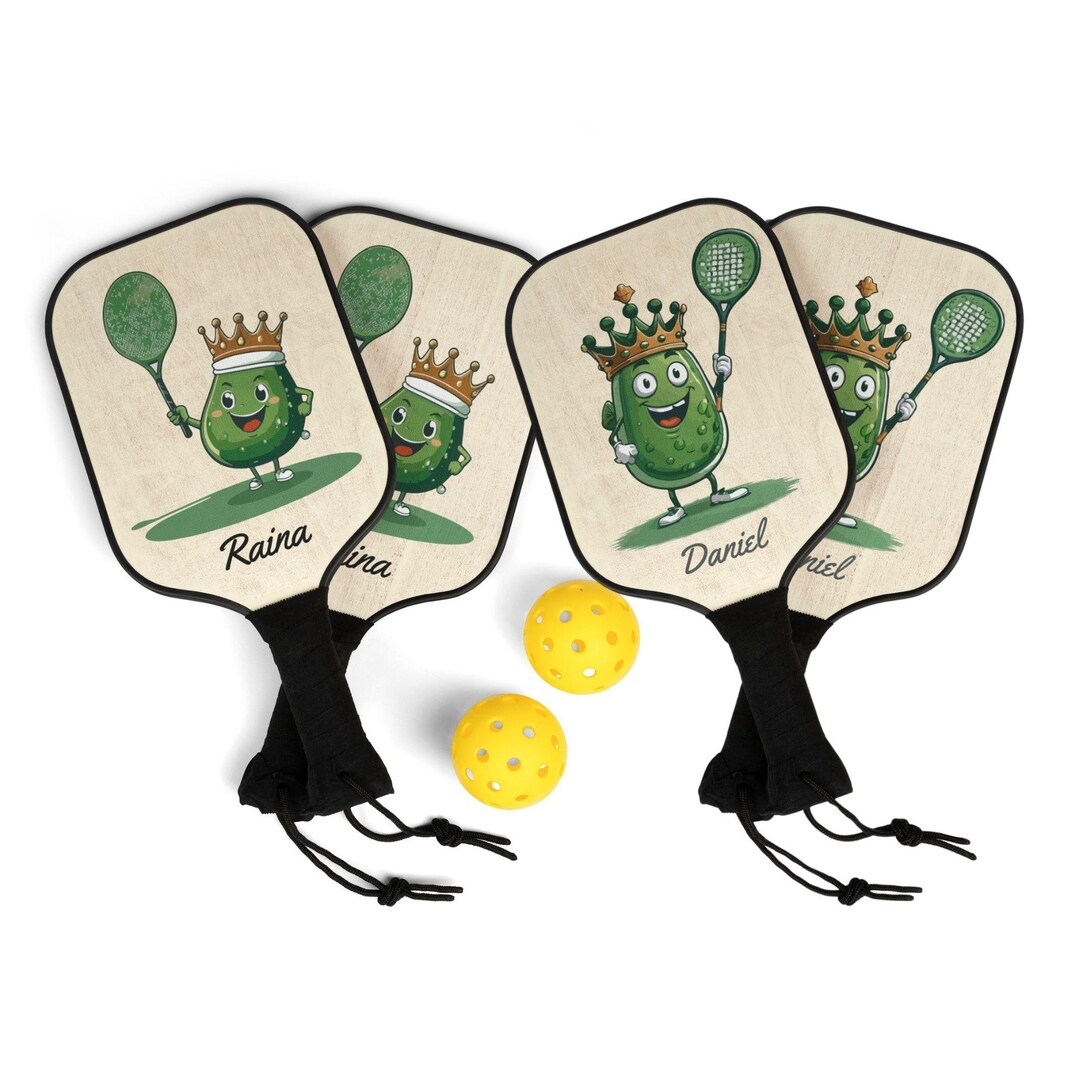 Personalized Pickleball Gift Set, Custom Pickleball Paddle, Pickleball ...