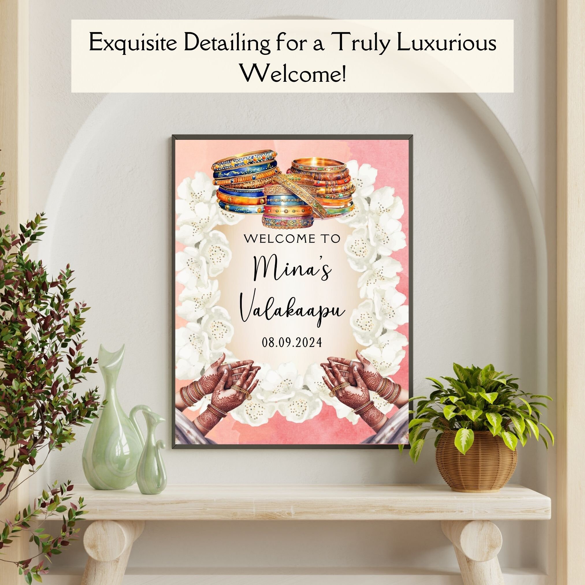 Indian Baby Shower Seemantham Valaikaapu Godh Bharai - Etsy