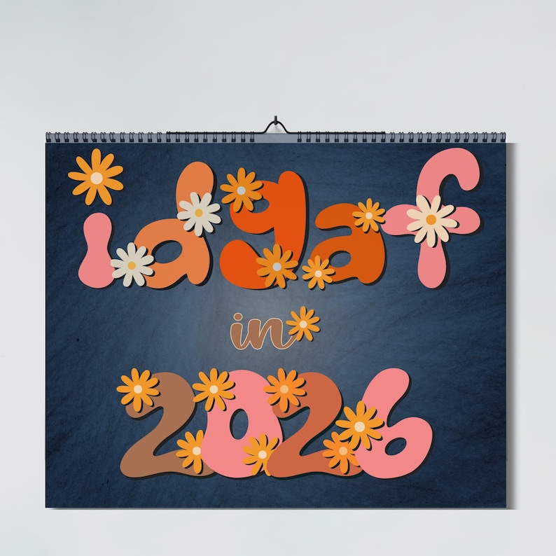 IDGAF 2026 Wall Calendar: Sarcastic Snarky Quotes Planner - Etsy