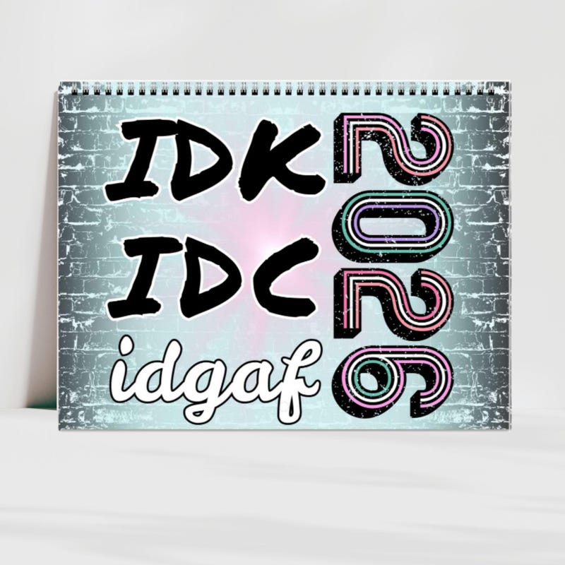 Dark Humour Wall Calendar - Etsy