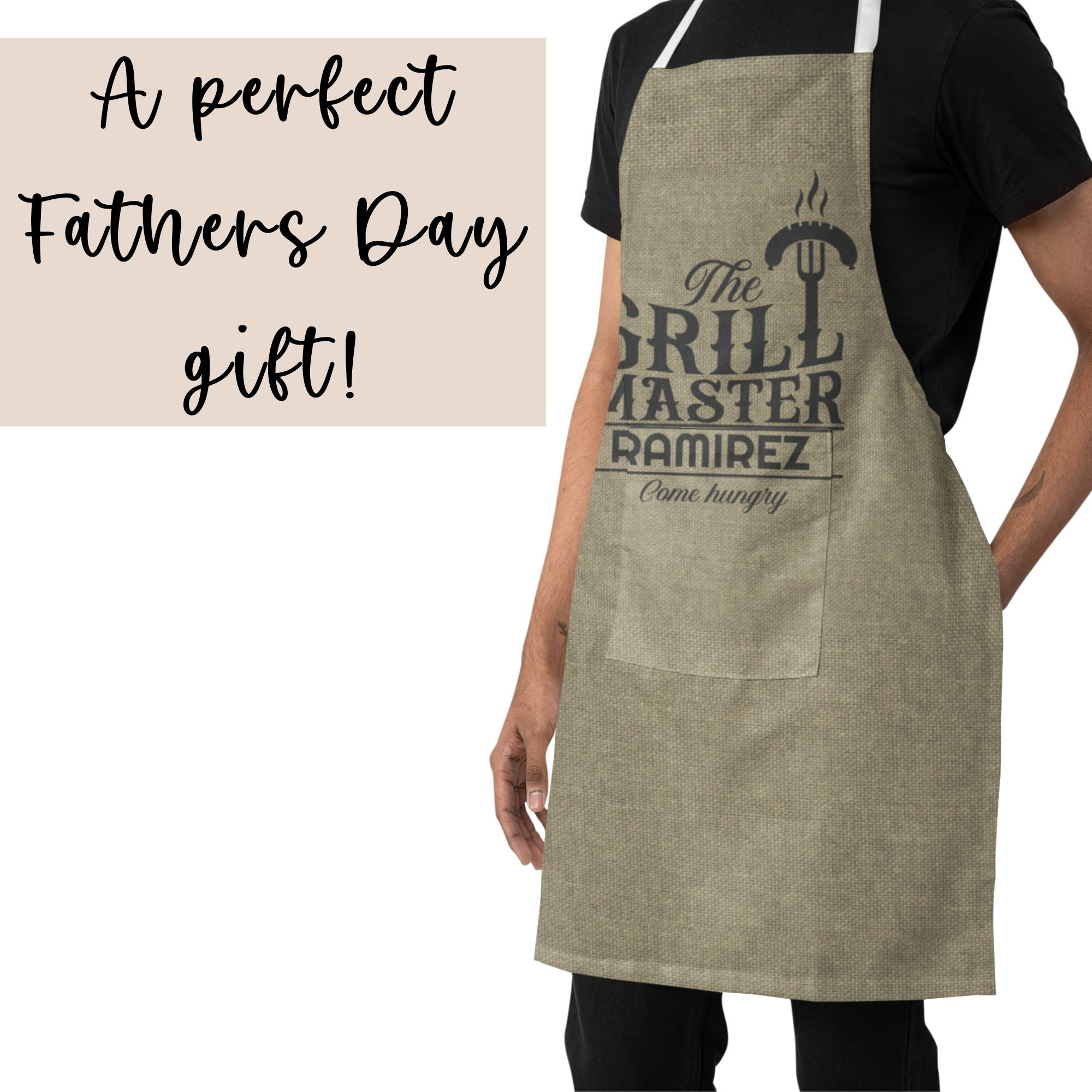 Personalized Apron Gift for Him Custom Apron Women Cooking Apron BBQ ...