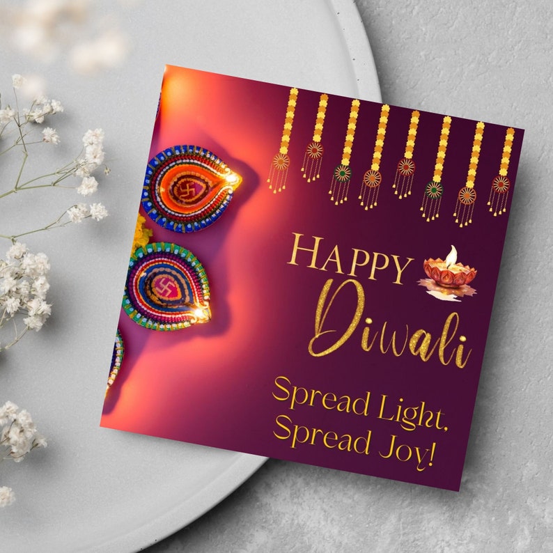 Customizable Diwali Greeting Cards, Digital Diwali Invites, Diwali ...