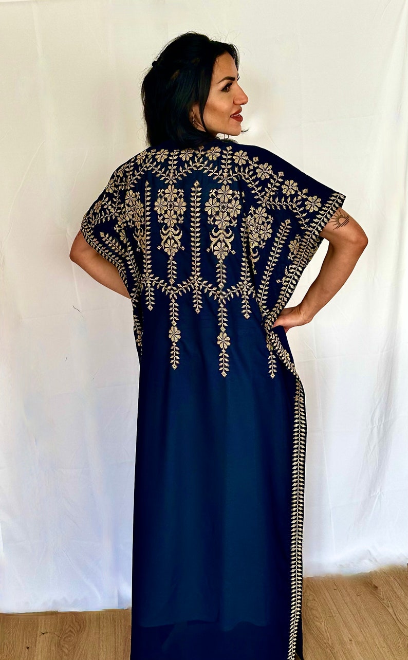 Palestine Palestinian Embroidered Tatreez Palestine Abaya Thobe ...