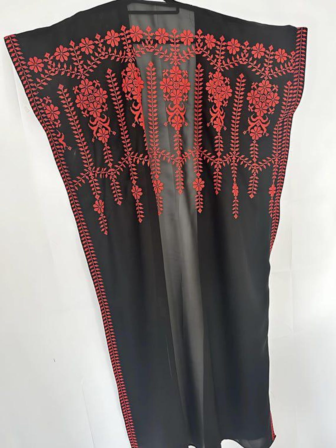 Palestinian Thobe Abaya: Handmade Tatreez Embroidered Dress Heritage ...