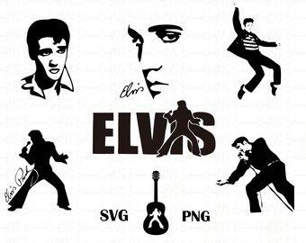 Elvis Presley SVG Bundle the King of Rock N Roll Svg Svg - Etsy