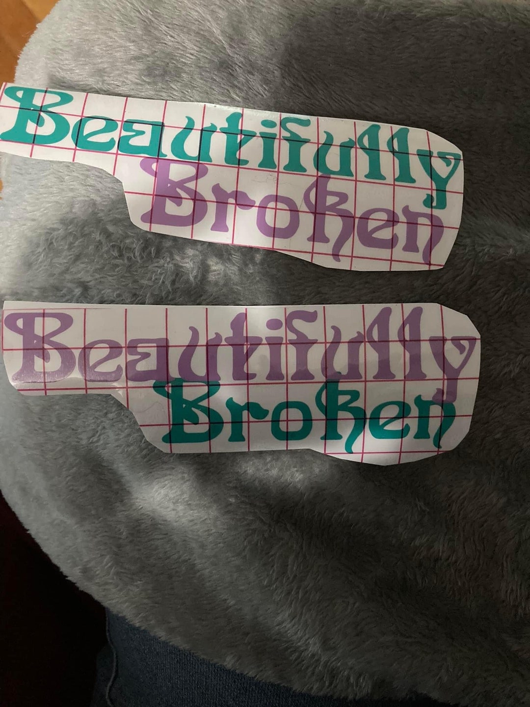 Beautifully Broken Vinyl Decal - Etsy