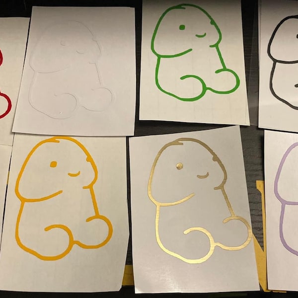 Penis Bumper Sticker - Etsy