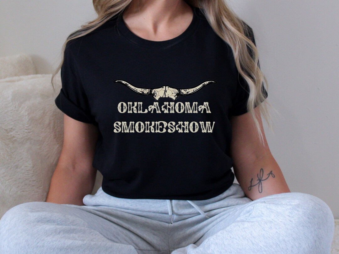 Oklahoma Smokeshow Graphic Tee Zach Bryan, Country Music Shirt, Western ...