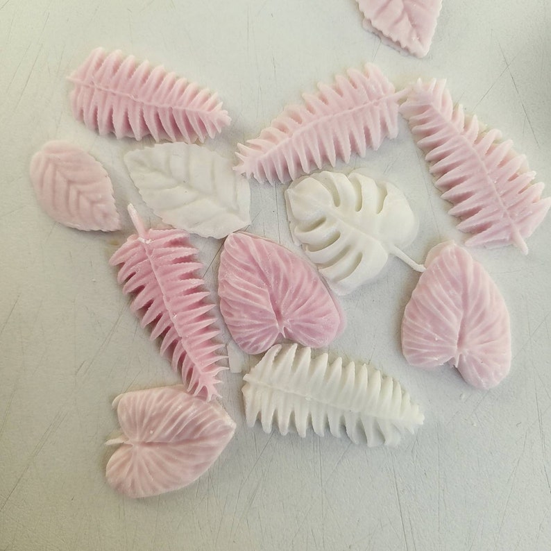 34 Mini Edible Fondant Leaf/leaves Cake Toppers - Etsy UK