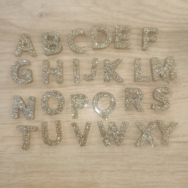 Resin Alphabet - Etsy UK