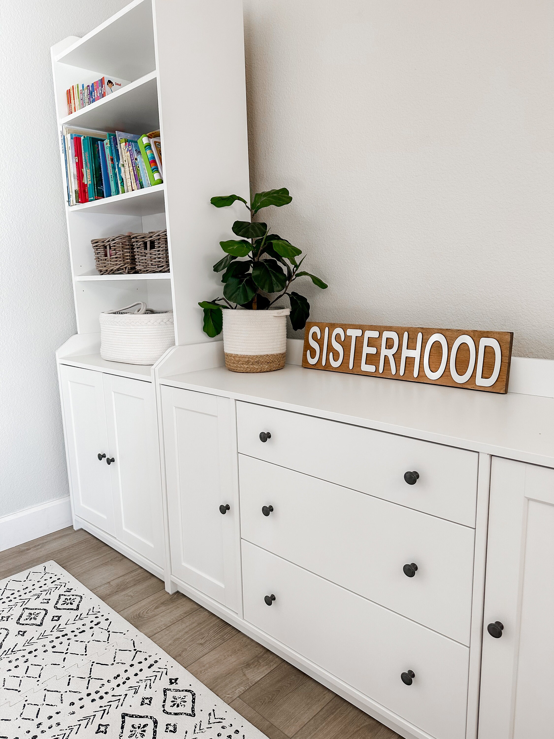 Sisterhood Wood Sign, Playroom Decor, Siblings Sign - Etsy