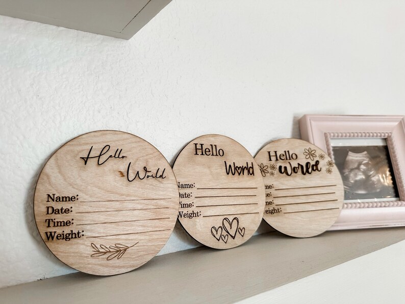 Baby Welcome Sign, Hospital Welcome, Baby Girl, Wood Baby Sign, Wood ...