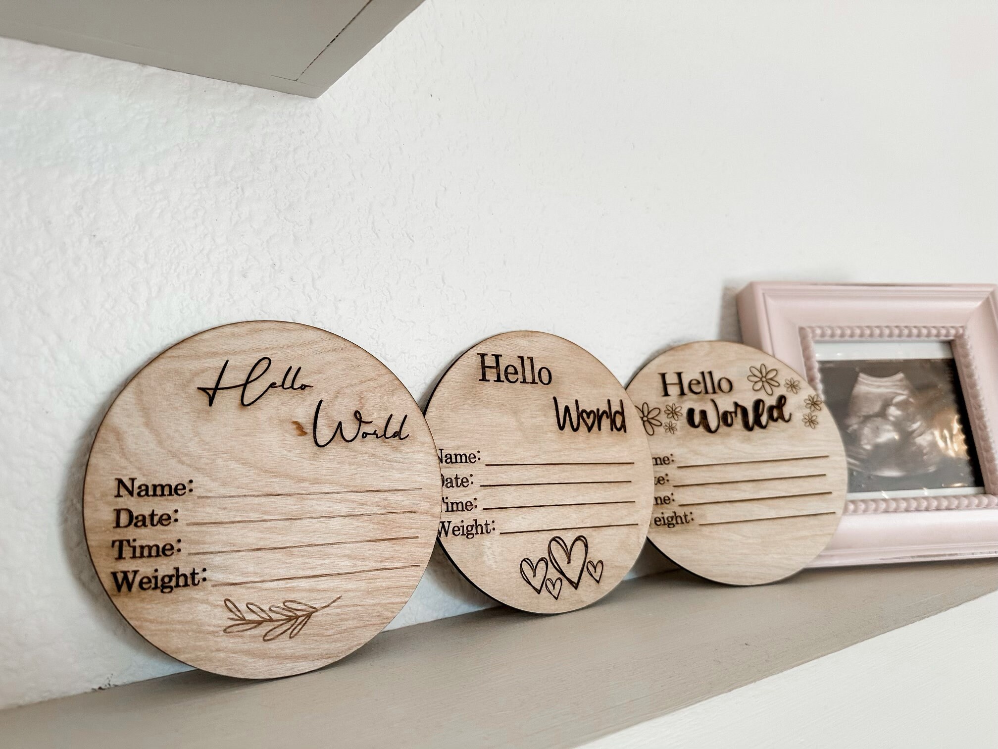 Baby Welcome Sign, Hospital Welcome, Baby Girl, Wood Baby Sign, Wood ...