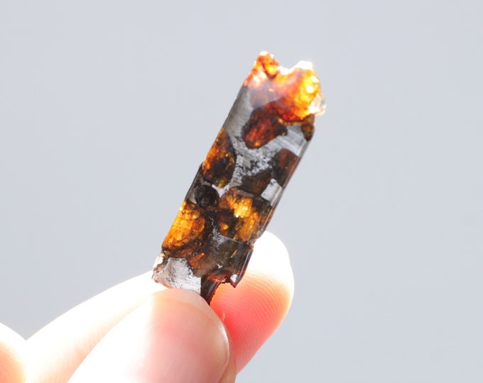 Pallasite Meteorite Pendantmeteorite Necklacegift, Collection, Specimen ...