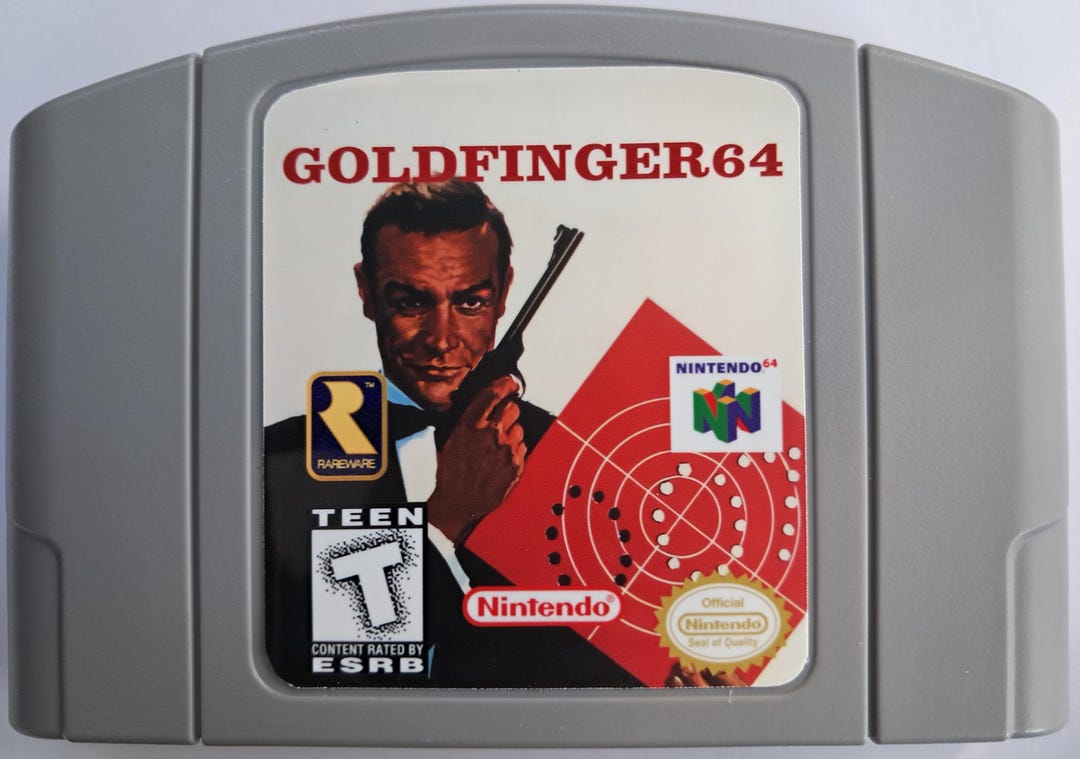 007 Goldfinger 64 - Nintendo 64 Cartridge - NTSC-U USA N64 - Goldeneye ...