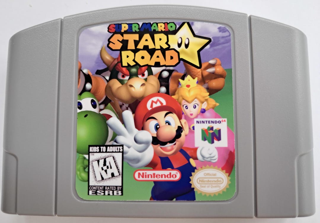 Super Mario Star Road - Nintendo 64 Cartridge - NTSC-U USA N64 - Super ...