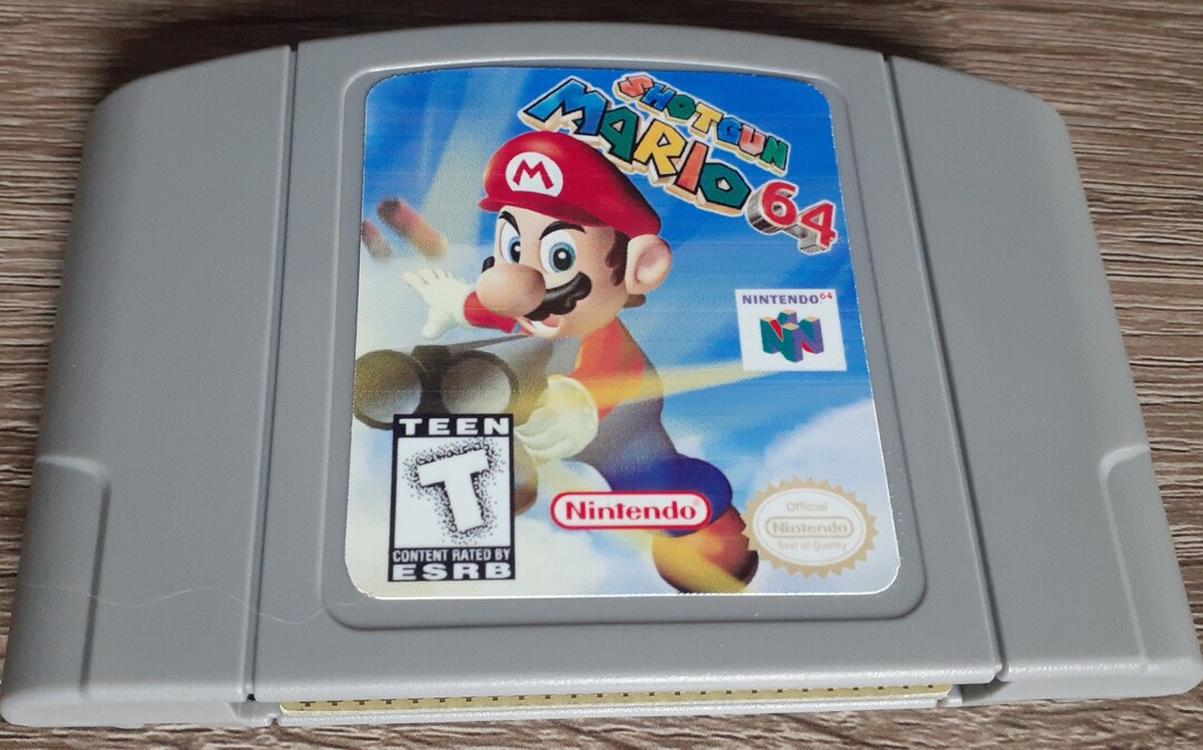Shotgun Mario 64 V1.0.4 (latest Release) - Nintendo 64 Cartridge - NTSC ...