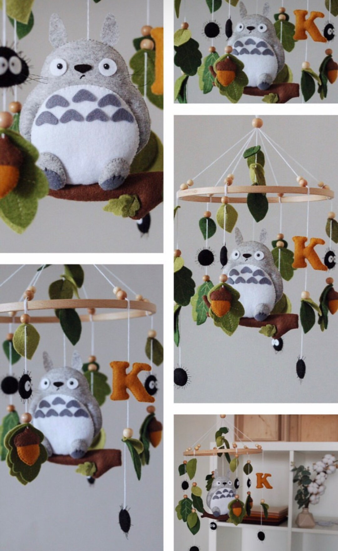 Spirited Away Anime Crib Mobile Baby Cot Anime Nursery - Etsy