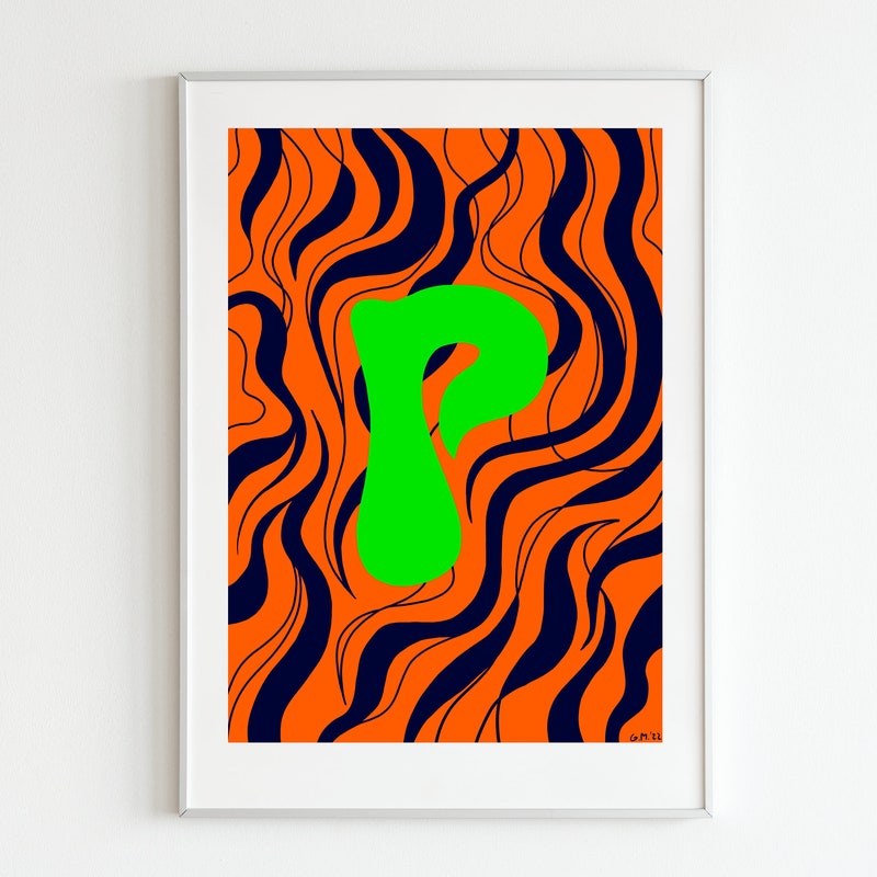 Letter P Print - Etsy