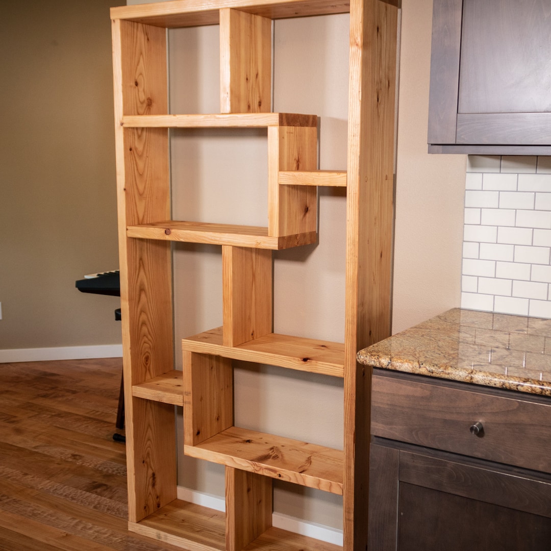 DIY Bookshelf Plans: Step-by-step Woodworking Instructions (36" X 72 ...