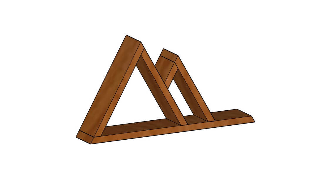 Mountain Shelf Plans Step by Step Instructions PDF - Etsy