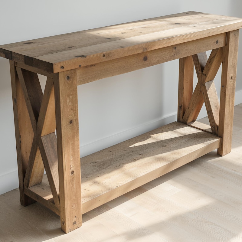 Entryway Table Build Plan - Etsy
