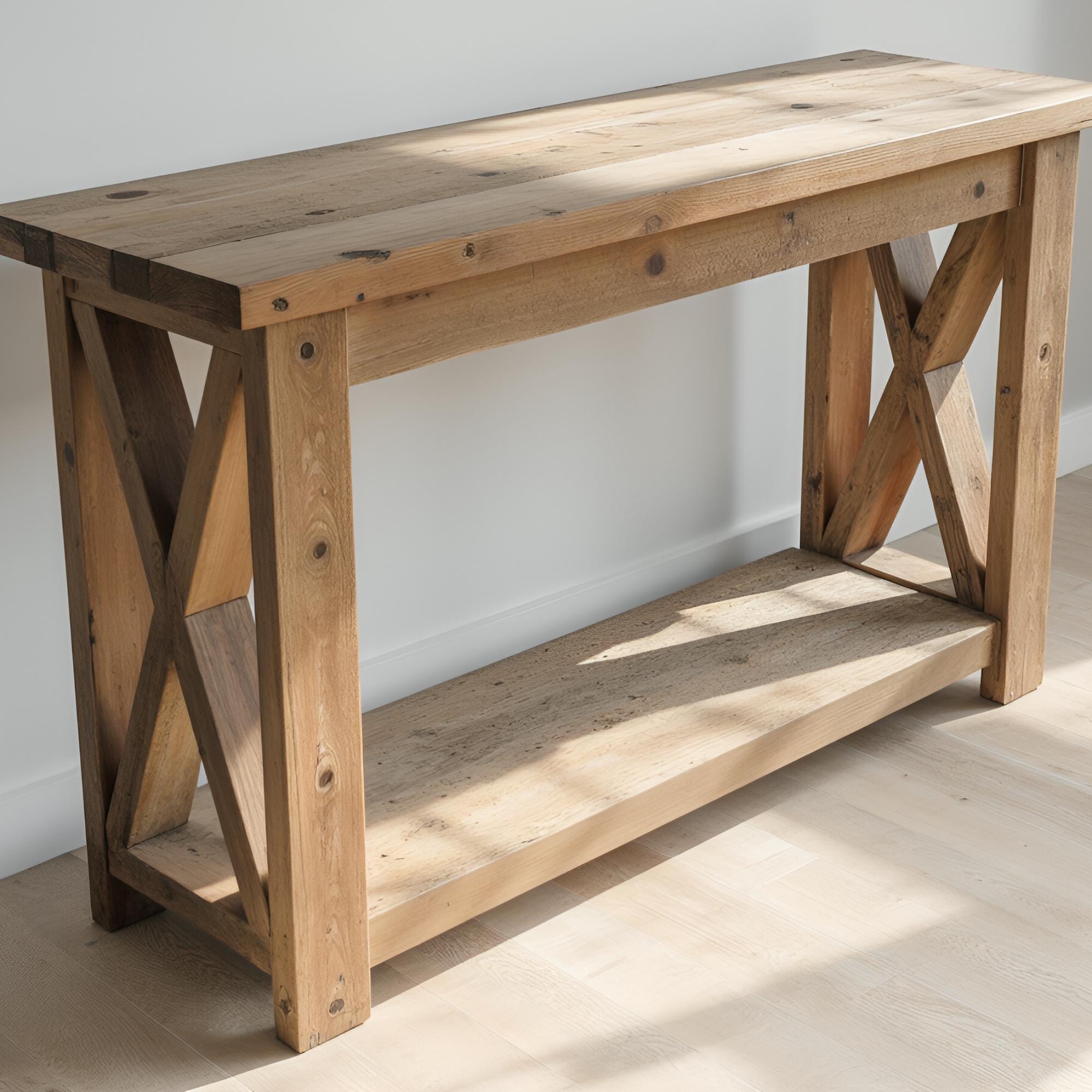 Console Table Plans - Step-by-step Instructions (PDF) - Etsy