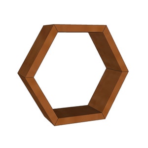 Hexagon Shelf Plans - Step-by-step Instructions (PDF) - Etsy