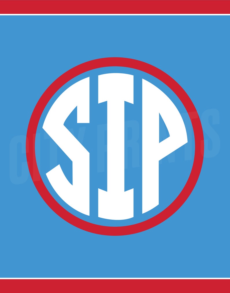 Ole Miss the Sip Logo Poster - Etsy